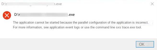 How to fix the problem that its side-by-side configuration is incorrect ...