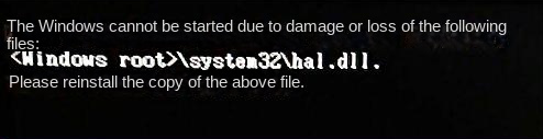 Fix Windows Startup Error: Hal.dll Missing or Damaged - Rene.E Laboratory