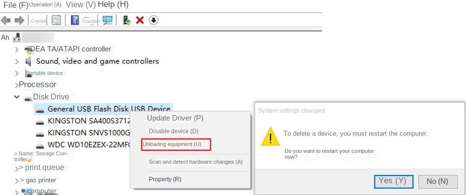 Solving the error "The device is currently in use" when ejecting the ...