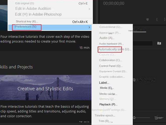 Discover Premiere Autosave Location In A Simple Way - Rene.E Laboratory