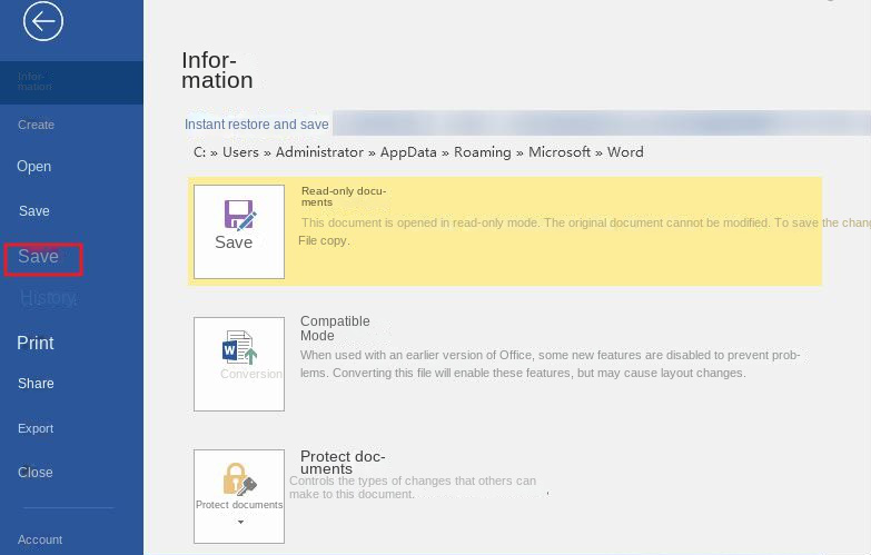 Discover Word's Autosave File Location - Rene.E Laboratory