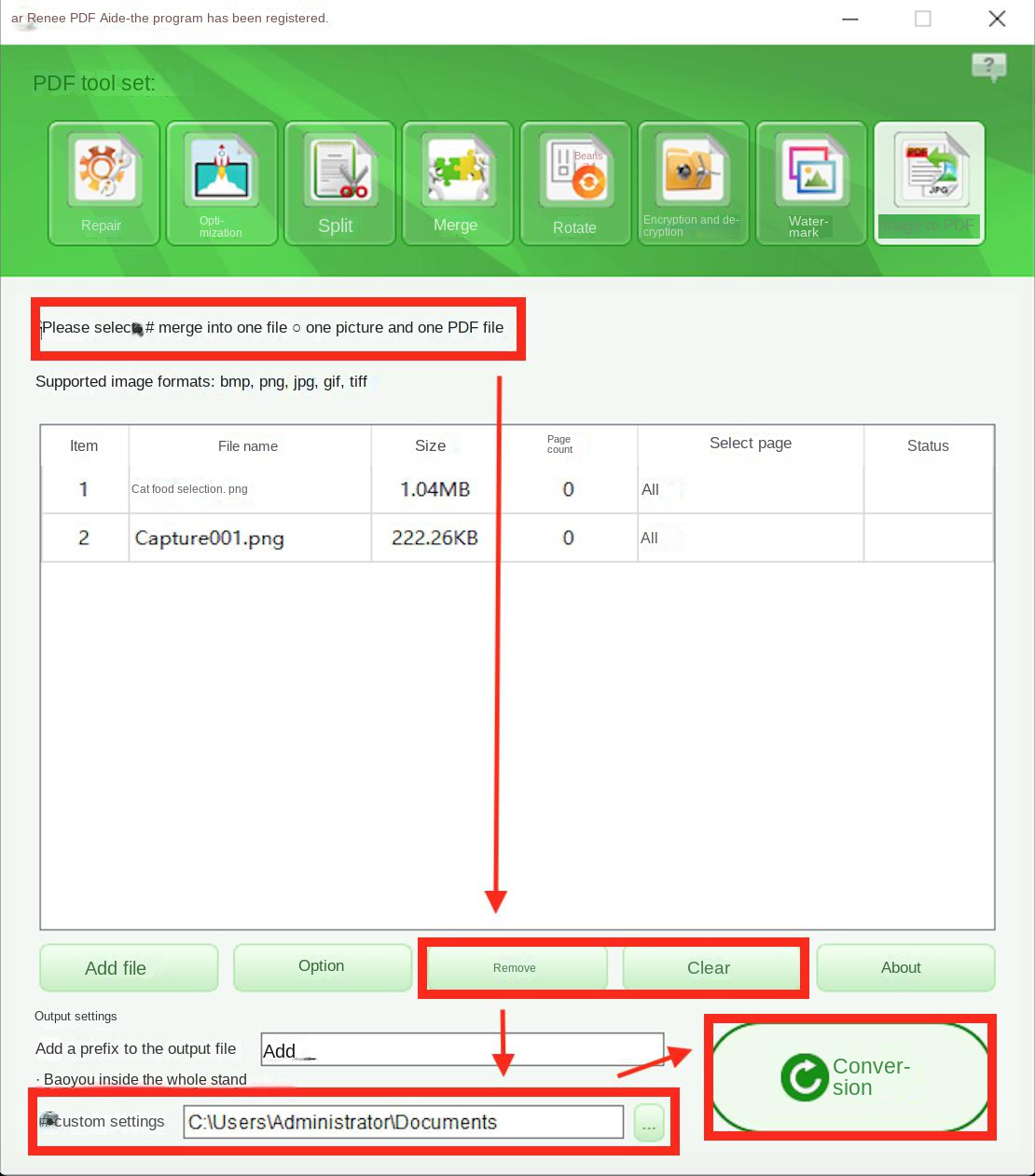 Easy Steps to Convert Pictures to PDF with Free PDF Creator - Rene.E ...