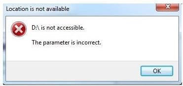 Drive is not accessible? Fix the "parameter is incorrect" on Hard Disk ...