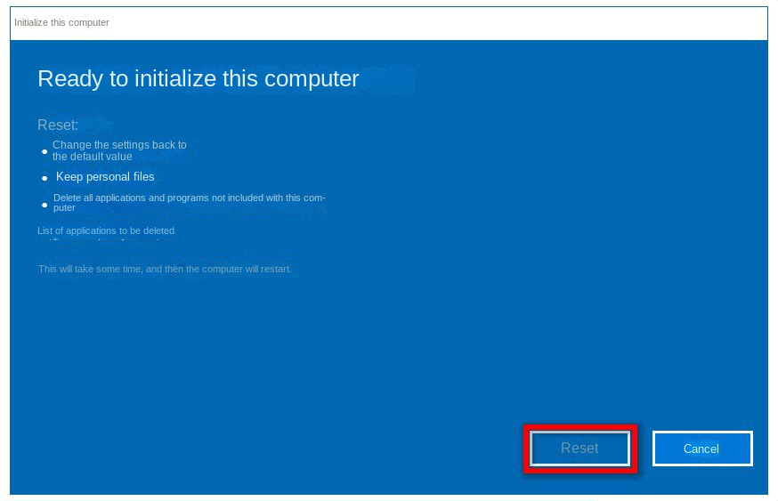 How to Factory Reset Windows 10? - Rene.E Laboratory