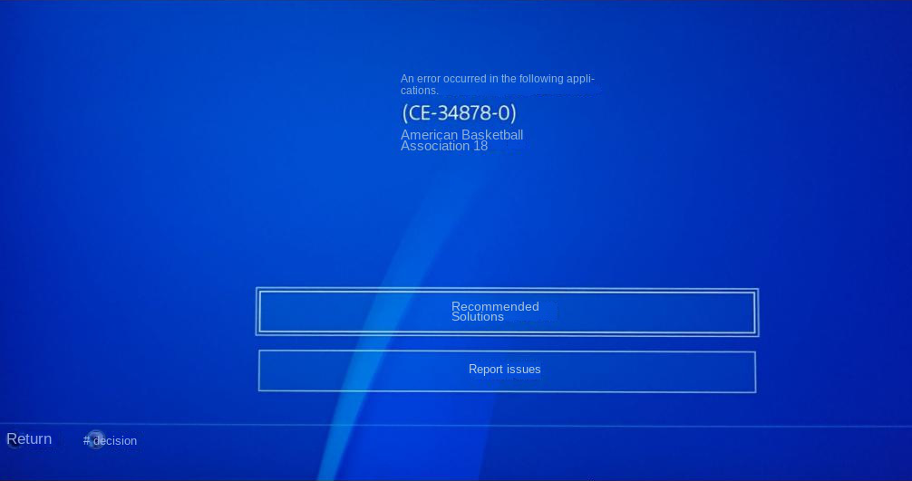 Fix PS4 Error Code CE-34878-0: Ultimate Guide - Rene.E Laboratory